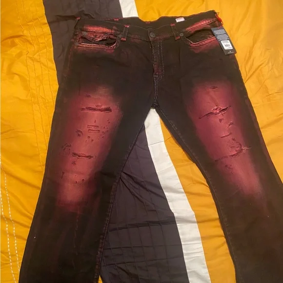 Red True Religion Pants For Men